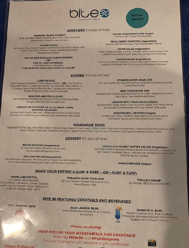 Apopka 's Best New England -Inspired Seafood Menu at The Nauti Lobstah